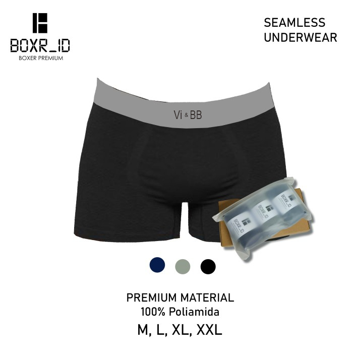 Jual Celana Dalam Pria Boxer 3 PCS ViBB Premium Kesehatan | Shopee ...