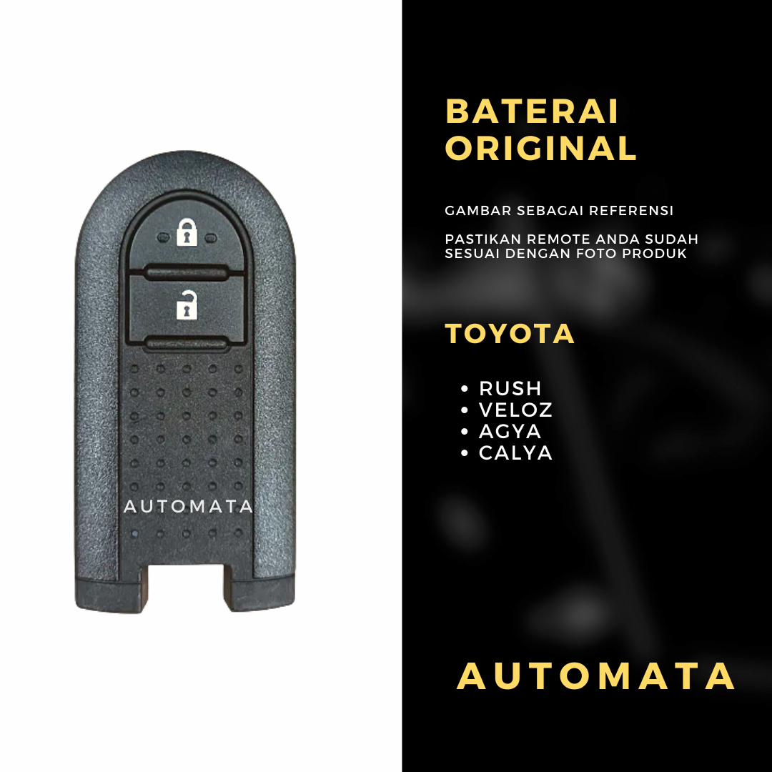 Jual Baterai Remote Kunci Keyless Toyota Rush Avanza Veloz Agya Calya ...
