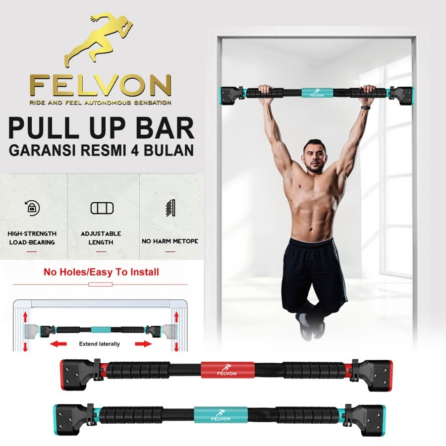 Jual Felvon Pull Up Bar Tiang Pull Up Alat Fitness Alat Gym | Shopee ...