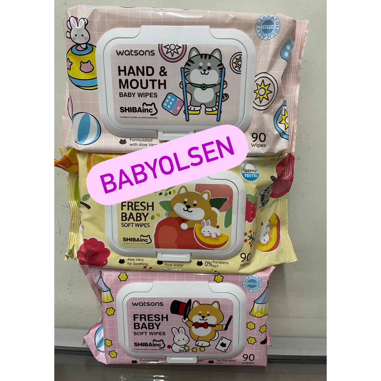 Jual WATSONS HAND AND MOUTH WIPES/TISSUE BASAH BAYI WATSONS(UKURAN ...