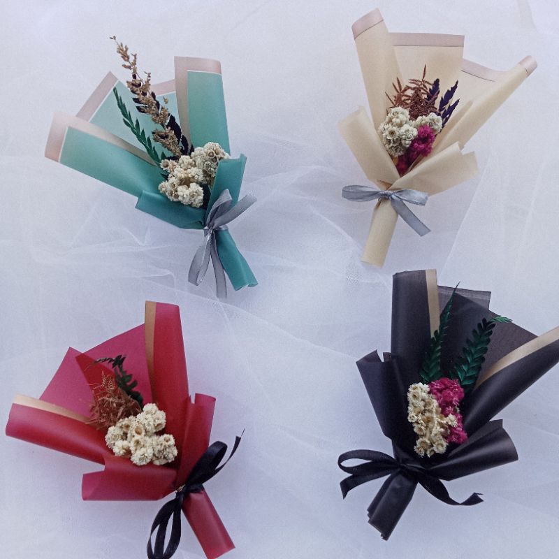 Jual Buket mini/buket hampers/buket edelweis | Shopee Indonesia