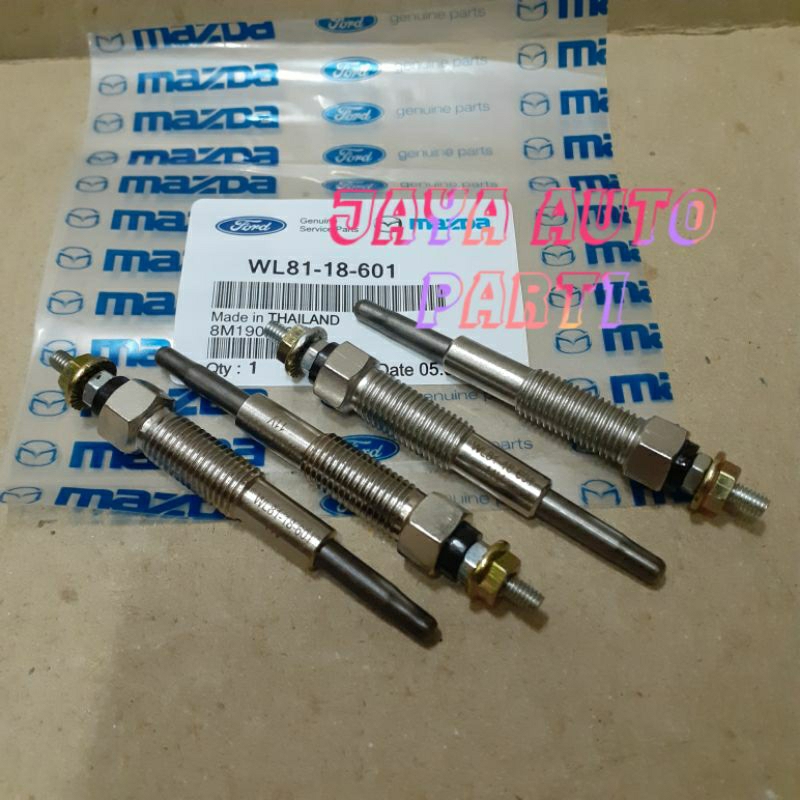 Jual GLOW PLUG BUSI PEMANAS 1SET 4PCS FORD RANGER 2.5CC 2.500CC ...