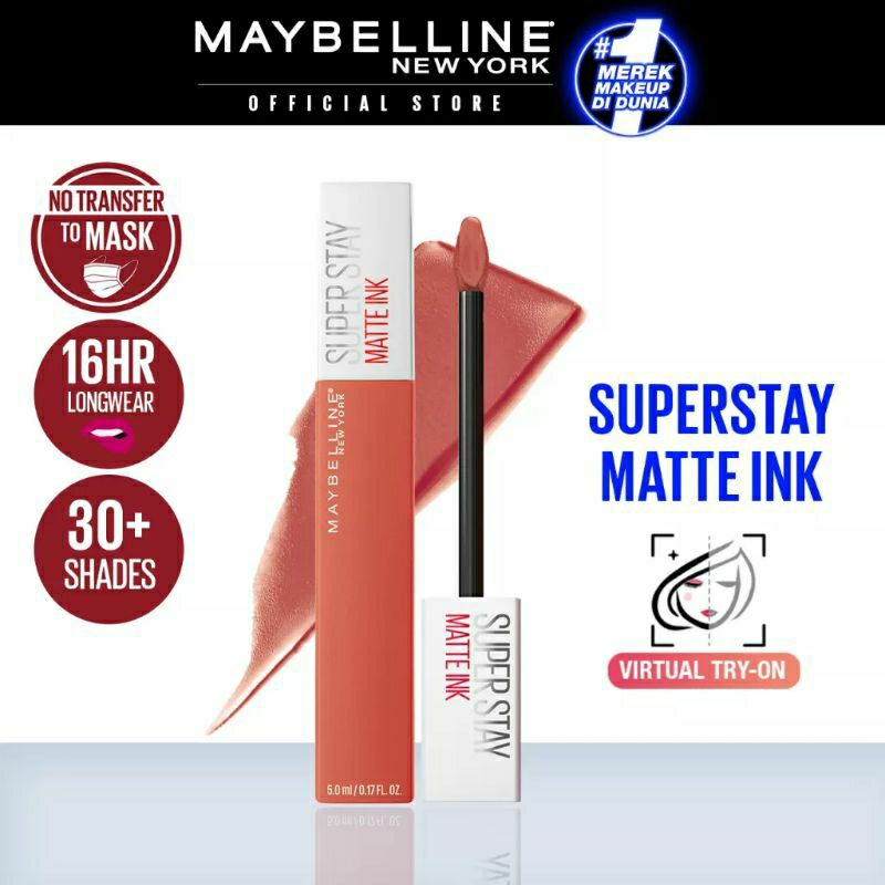 Jual Maybelline Liquid Matte Lipstick Make Up Superstay Matte Ink ...