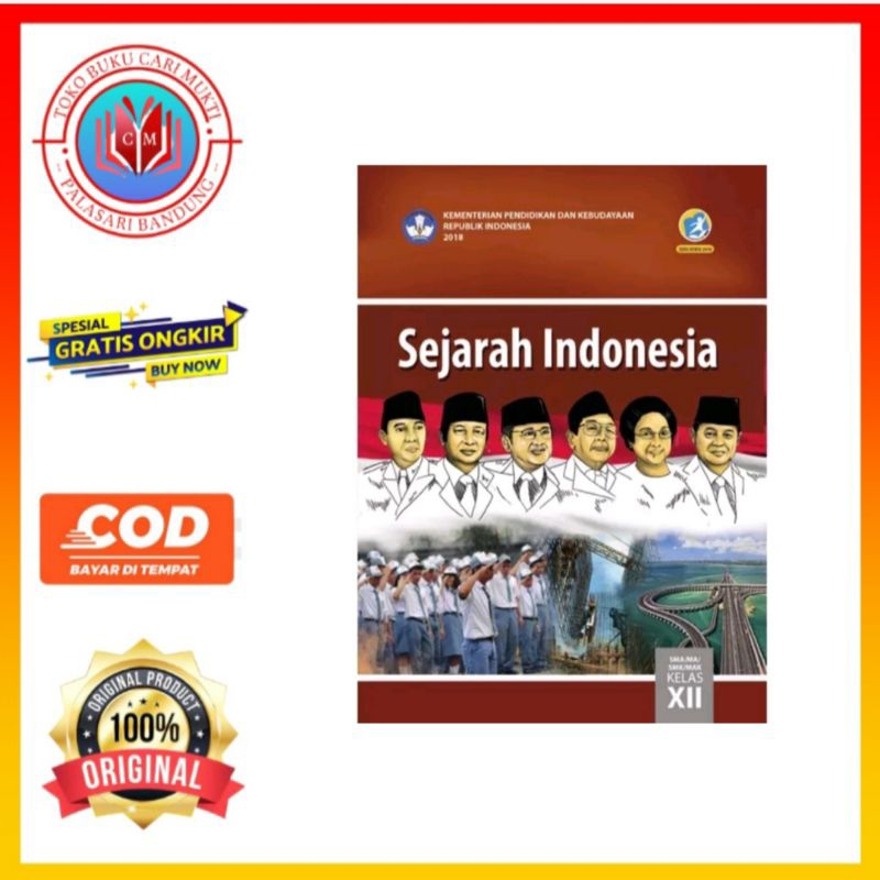 Jual Buku Siswa Sejarah Indonesia Untuk Smamasmkmak Kelas Xii 12 Kurikulum 2013 Revisi 