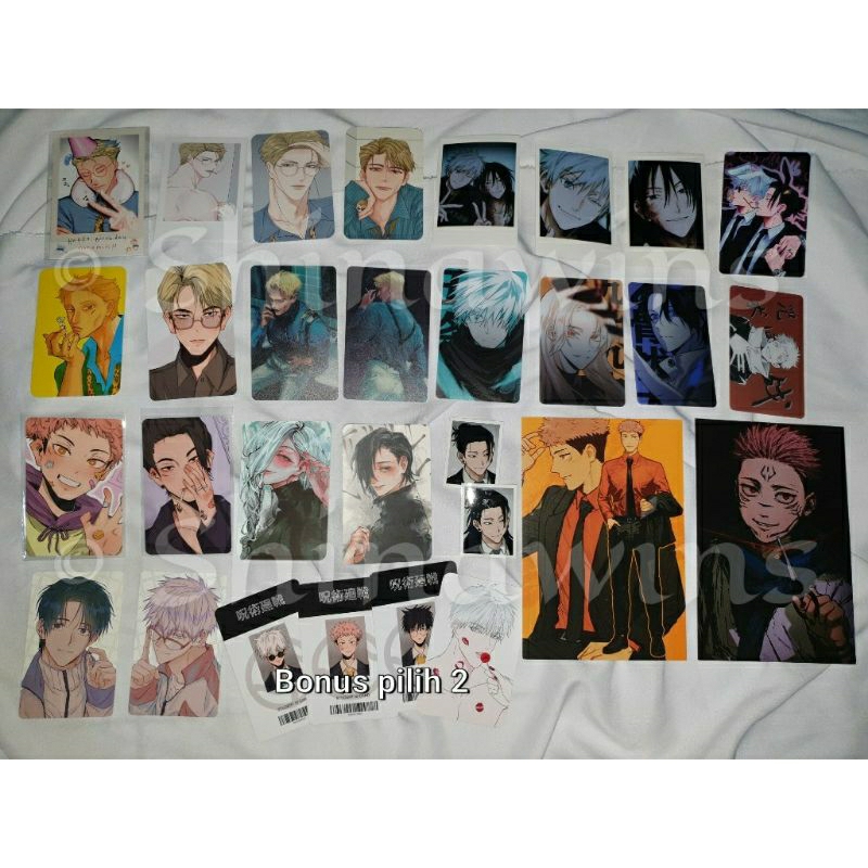 Jual Jujutsu Kaisen JJK Photocard & Postcard Set | Shopee Indonesia