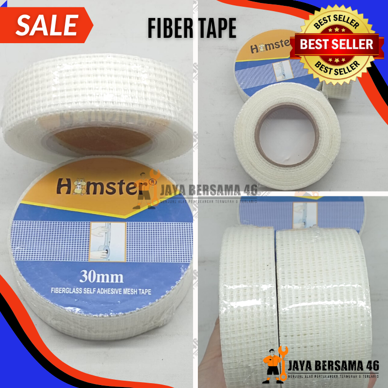 Jual FIBER TAPE / ISOLASI LAKBAN GYPSUM / LEM KASA GYPSUM / PERBAN ...
