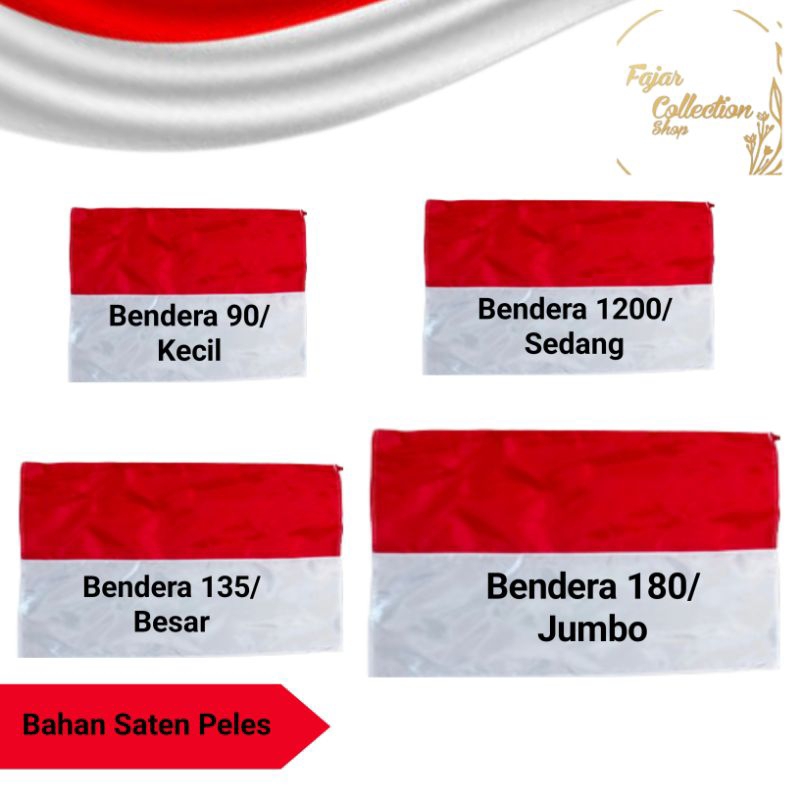 Jual Bendera Indonesia Bendera kecil sedang Besar Jumbo Bendera 90 120 ...