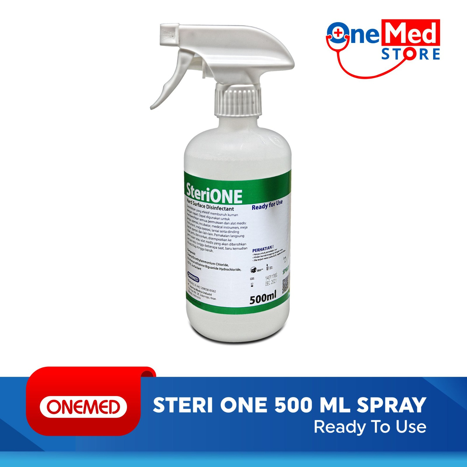 Jual SteriOne Spray 500ml (ready for use) | Shopee Indonesia