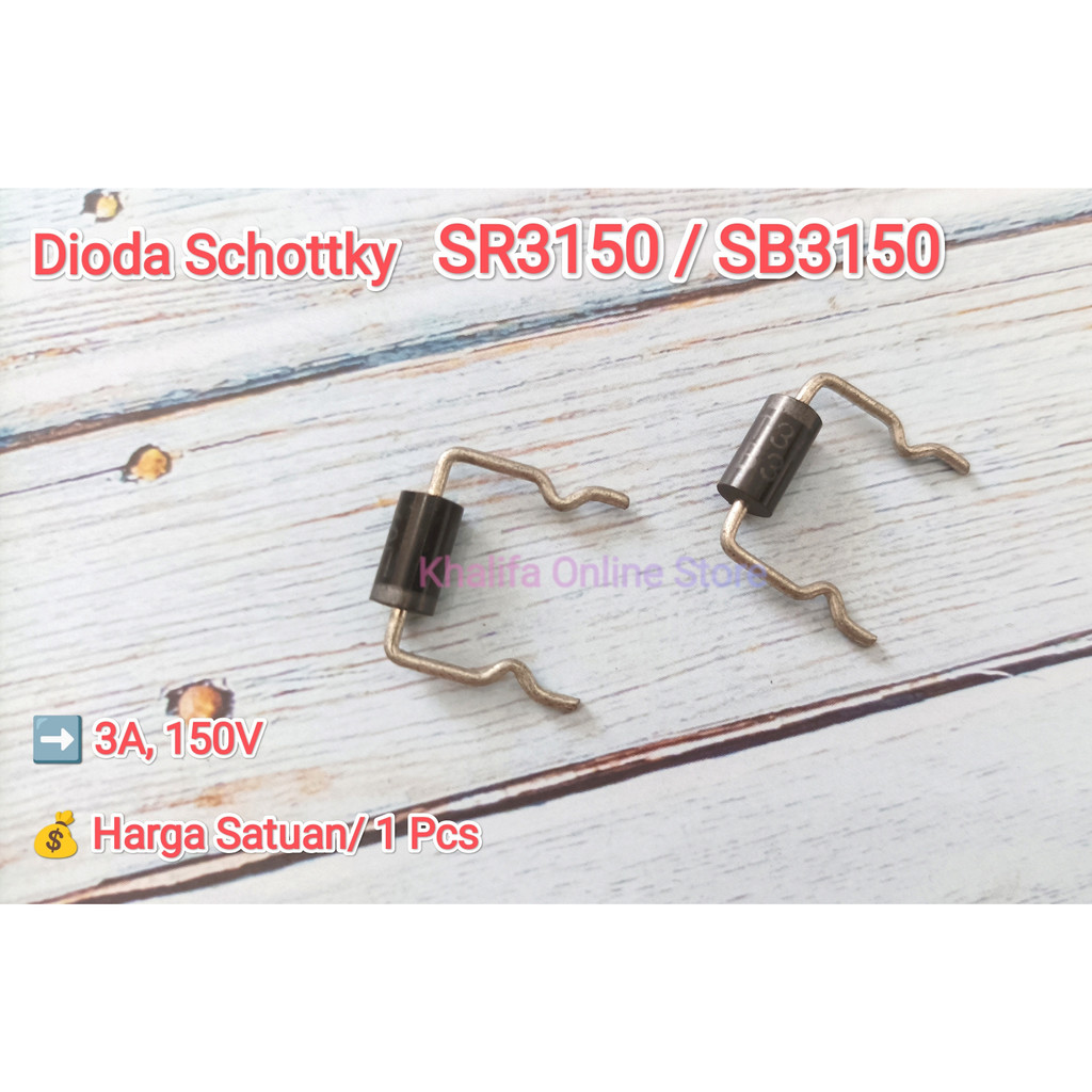 Jual Dioda Schottky Barrier SB3150 SR3150 SR SB 3150 Pengganti SB315 SB SR 315 SB320 SB360 ...
