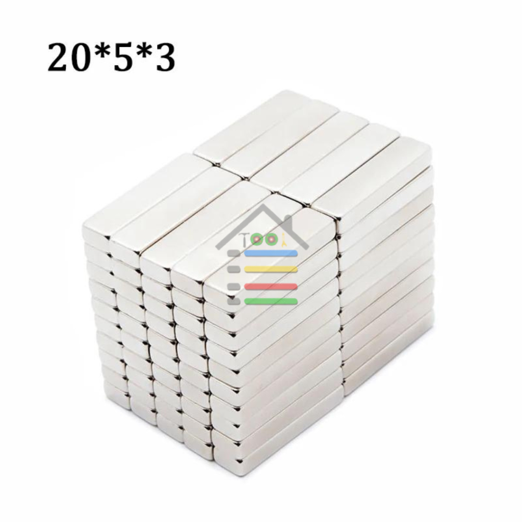 Jual STRONG MAGNET N52 SUPER KUAT NdFeB SQUARE BAR | Shopee Indonesia