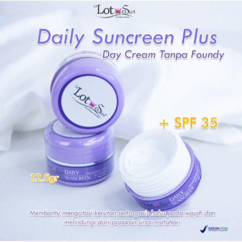 Jual Lalotuskin Daily Suncreen Plus tanpa foundy | Shopee Indonesia