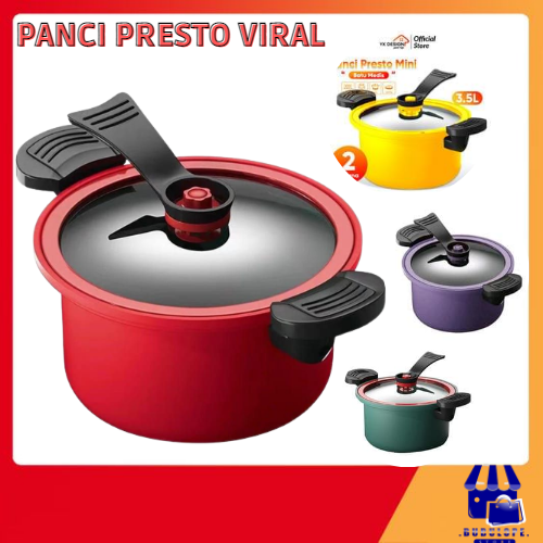 Jual Panci Presto 3.5L Anti Lengket Panci Teflon Totipotent Pot Micro Pressure 24cm | Shopee ...