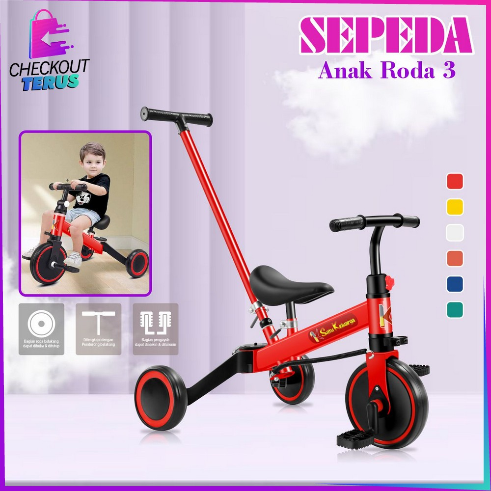 Jual CT M97 Mainan Sepeda Anak Roda Tiga 2in1 Balance Bike Ride On ...