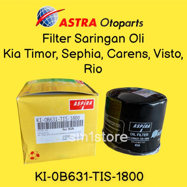 Jual Filter Saringan Oli Kia Picanto, Atoz, Timor, Sephia, Carens ...