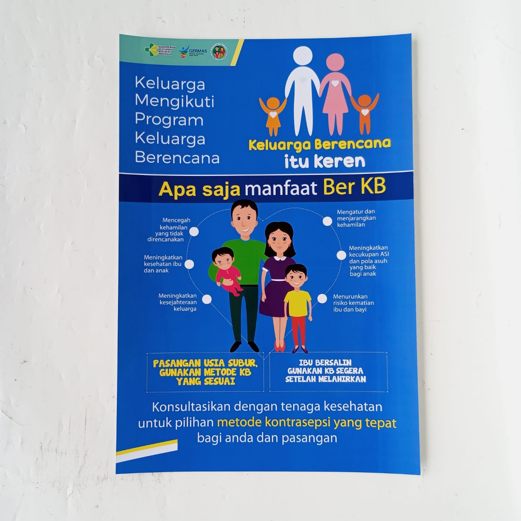 Jual Poster Apa Saja Manfaat KB, Poster Keluarga Berencana Itu Keren | Shopee Indonesia
