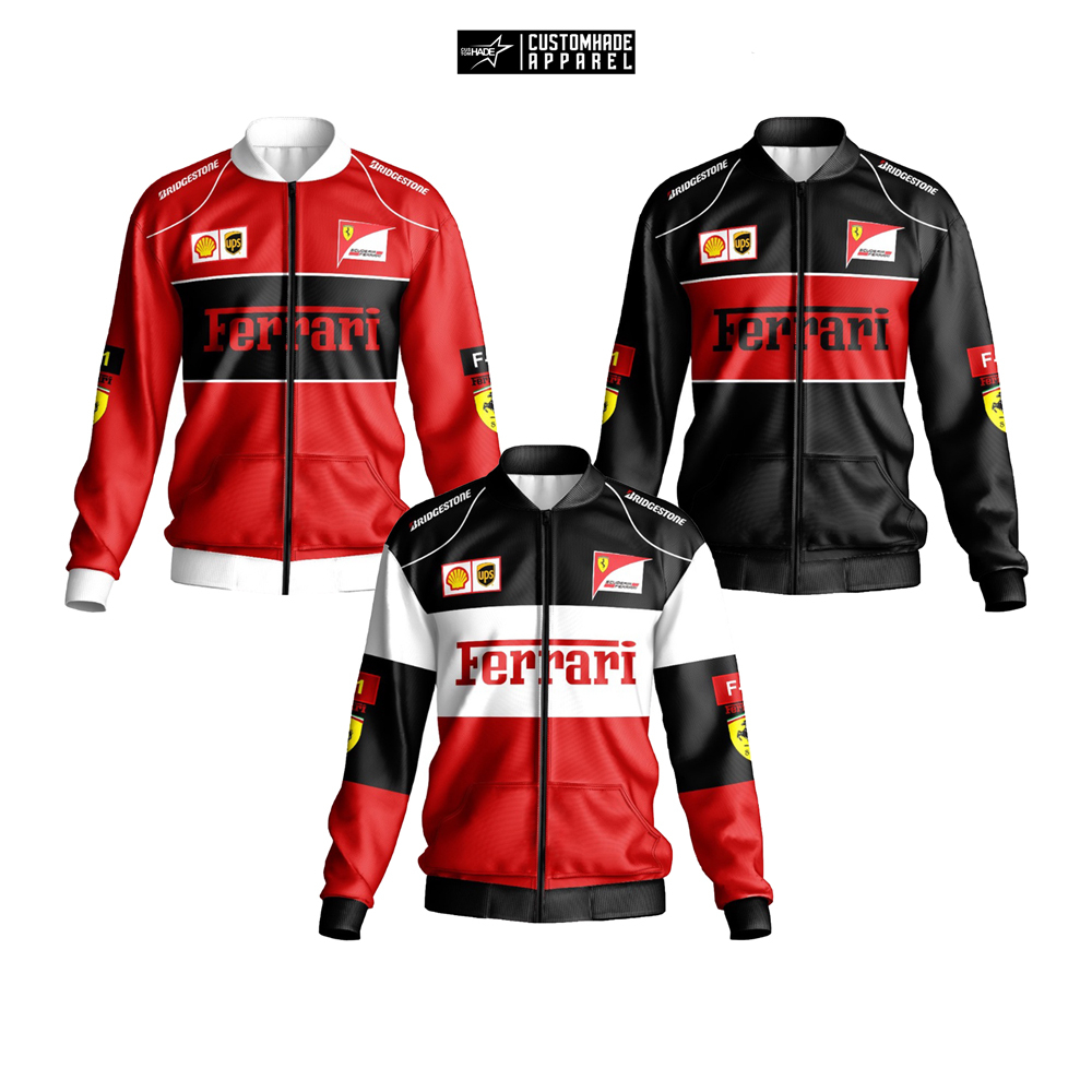 Jual Jaket Bomber F1 Ferrari Scuderia Mission Winow Racing Team ...