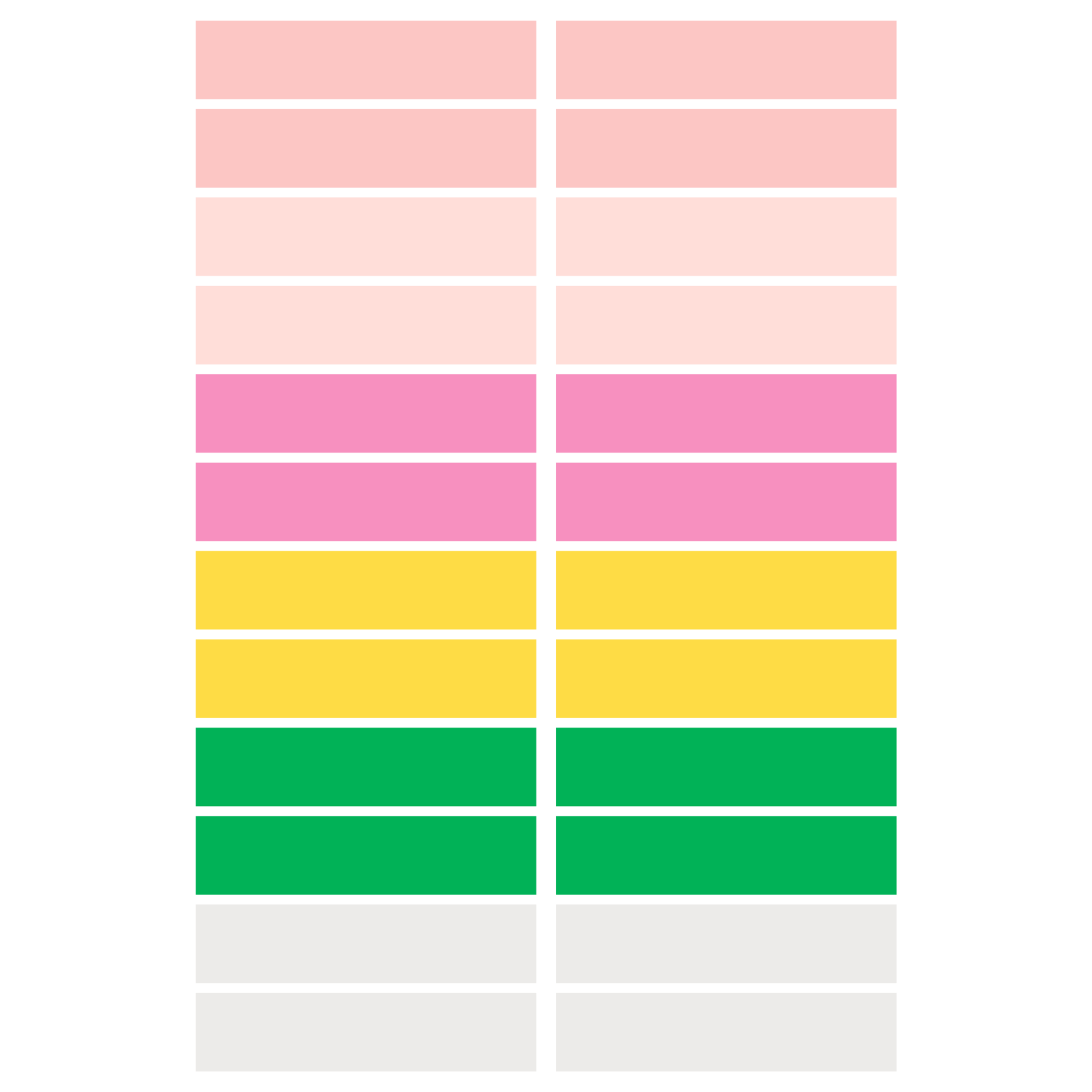 Jual Sticker stiker persegi panjang dekorasi / Sticker basic rectangle ...