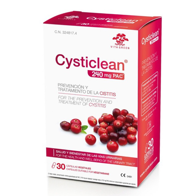 Jual Vita Green Cysticlean, 30 capsules | Shopee Indonesia