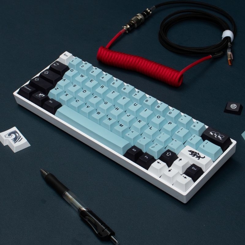 Jual GMK MIZU Keycaps PBT Cherry Profile mechanical keyboard keycap set ...