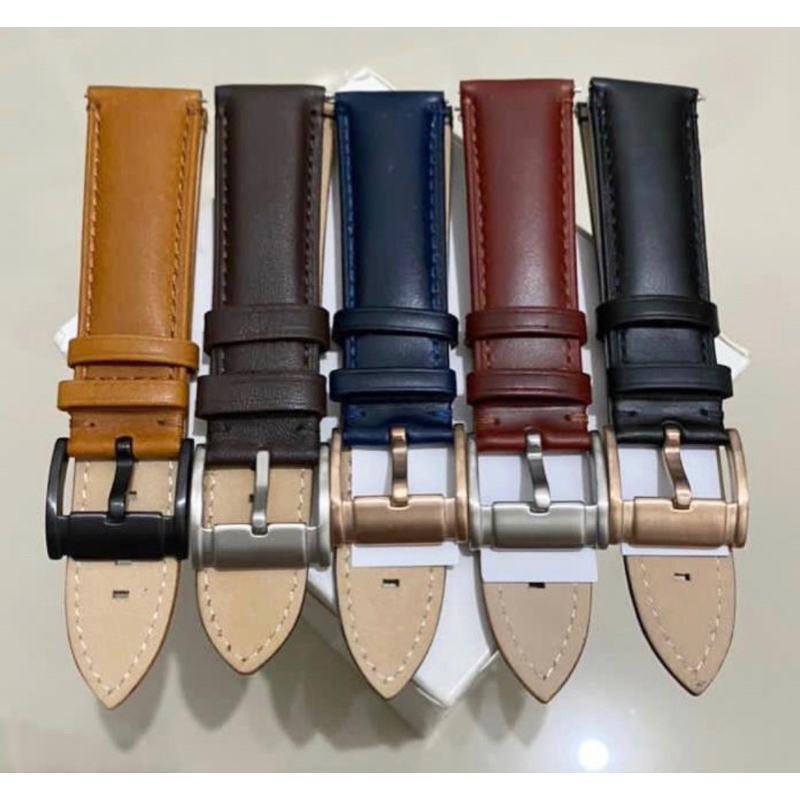Jual Strap Jam Tangan FS 22mm leather original | Shopee Indonesia