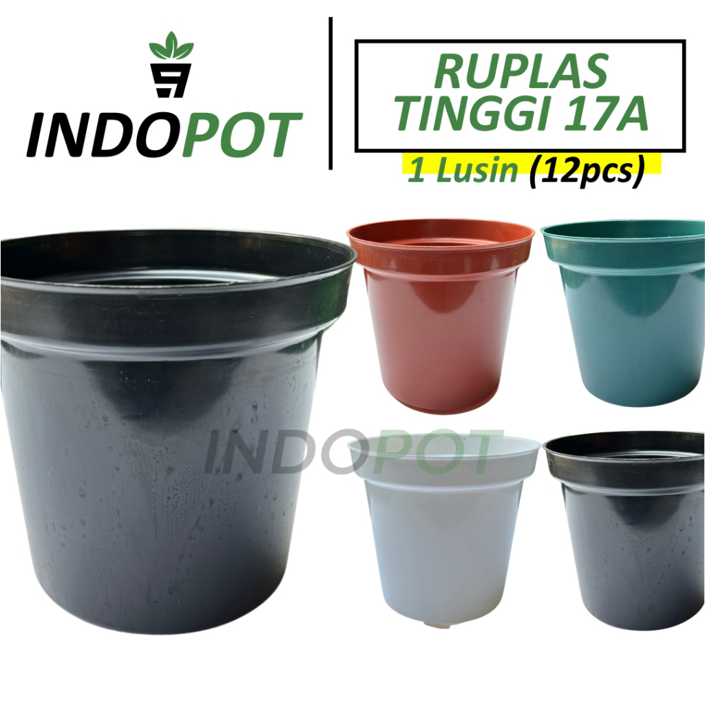 Jual (12Pcs) Pot Tinggi Ruplas 17 A COcok Buat Bibit Tanaman Koleksi ...