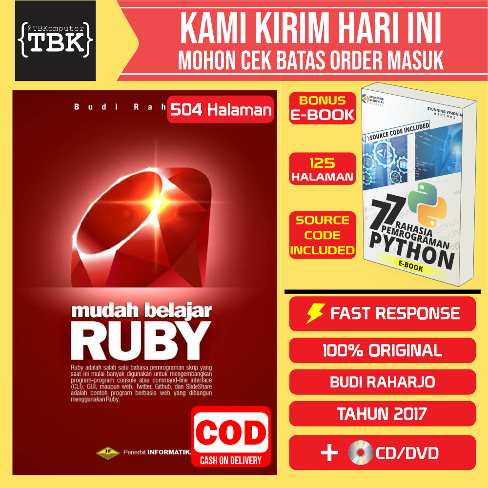 Jual BUKU MUDAH BELAJAR RUBY BUDI RAHARJO | Shopee Indonesia