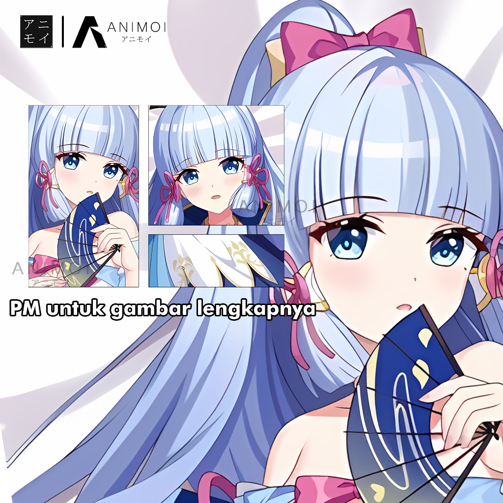 Jual Dakimakura Kamisato Ayaka Genshin Impact 150x50cm (Cover Only ...