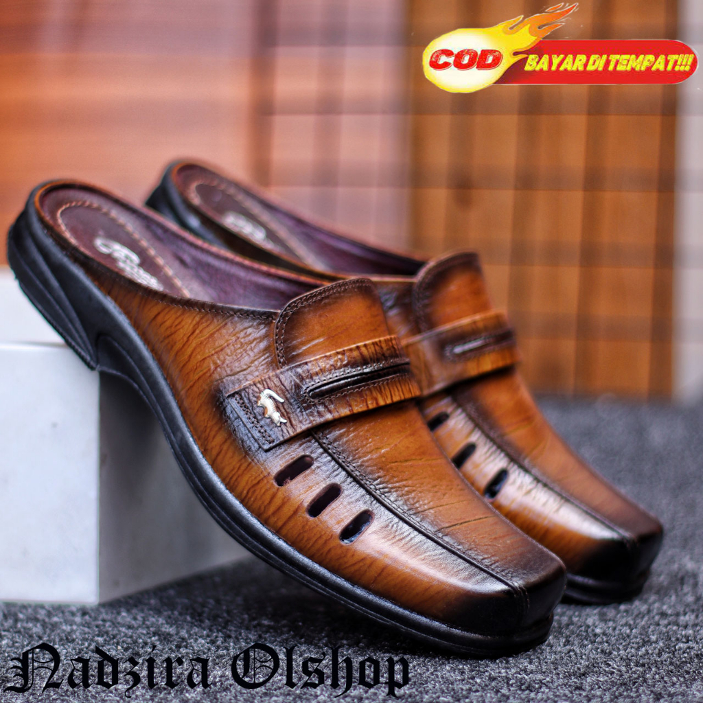 Jual Sepatu Sandal Pria Kulit Asli Terlengkap & Harga Terbaru Juni 2026 ...