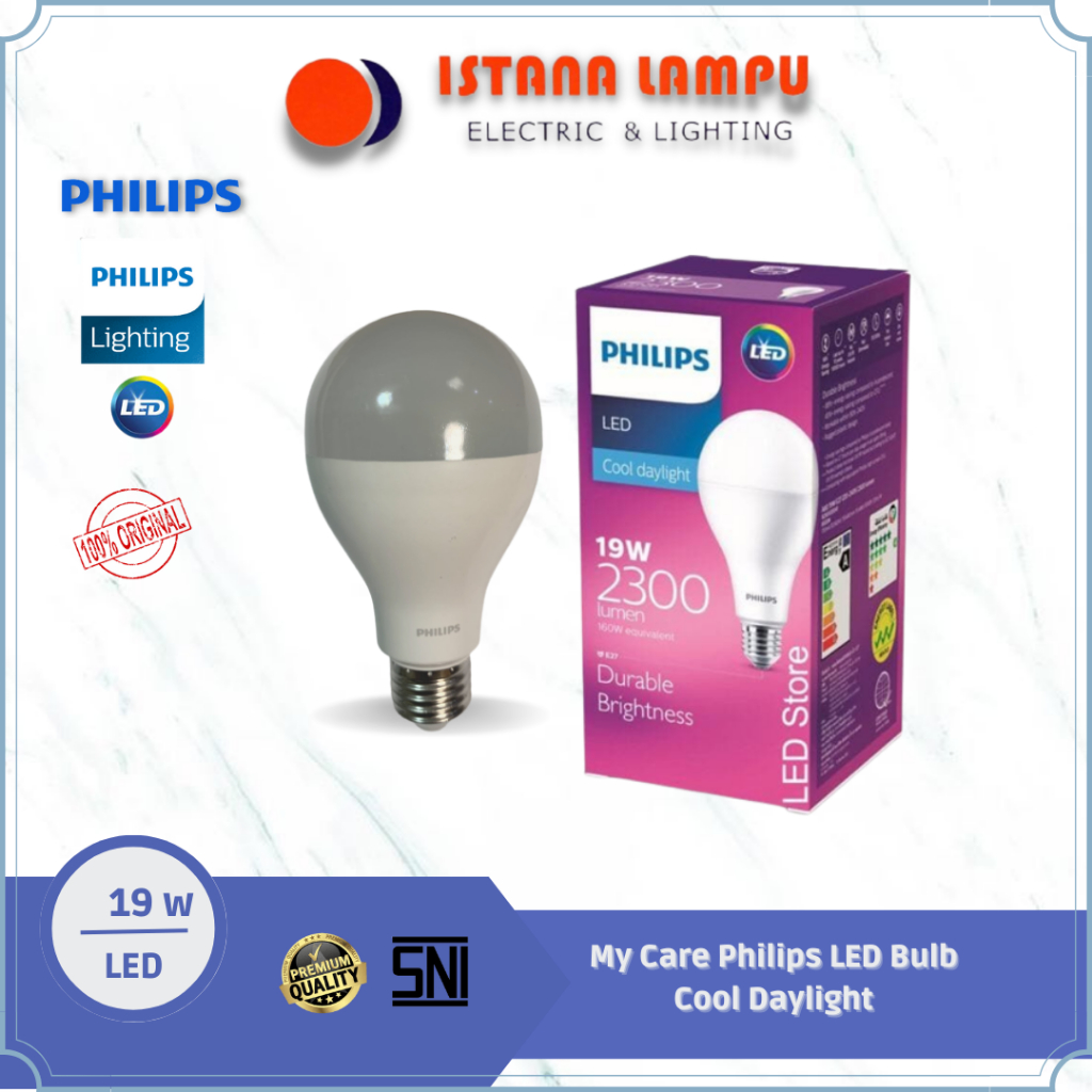 Jual Philips Led Bulb 19 Watt Putih | Shopee Indonesia