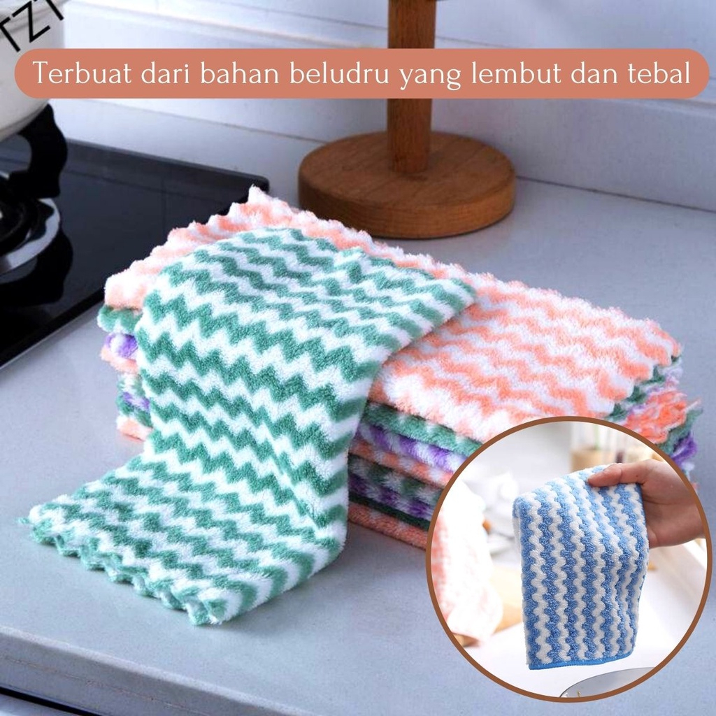 Jual KAIN LAP DAPUR ANTI MINYAK CUCI PIRING MICROFIBER | Shopee Indonesia