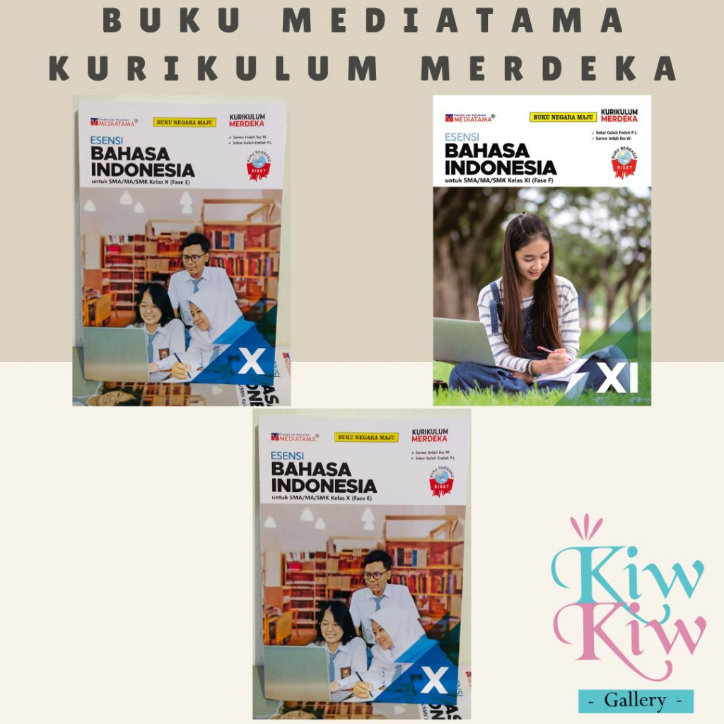 Jual Buku Esensi Bahasa Indonesia Kelas 10 11 12 Smama Kurikulum Merdeka Mediatama Shopee 