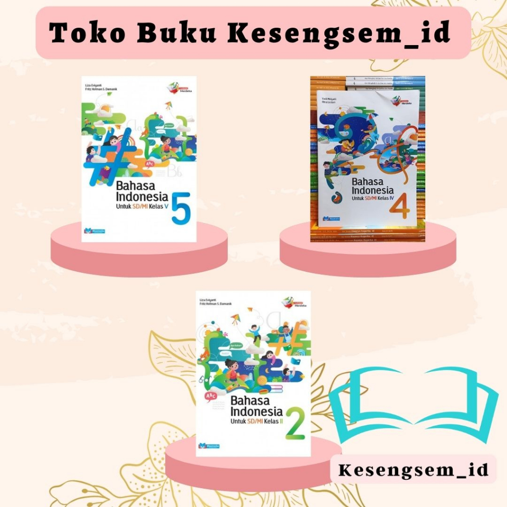 Jual Buku Bahasa Indonesia Kelas 1, 2, 3, 4, 5, 6 SD/MI Kurikulum Merdeka - Masmedia | Shopee ...