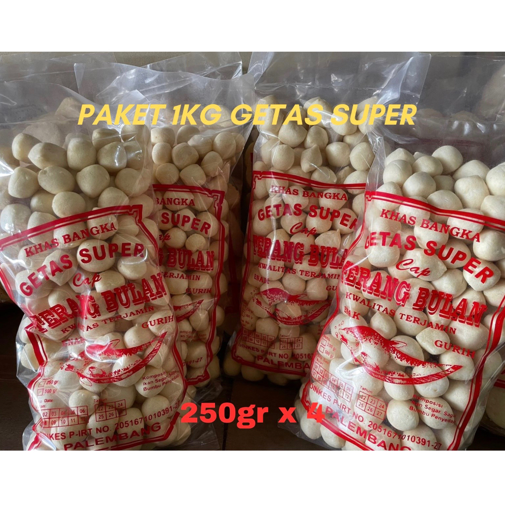 Jual PAKET 1KG GETAS SUPER BANGKA | Shopee Indonesia