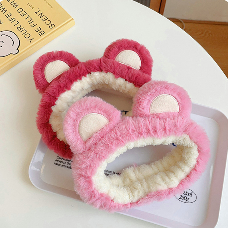 Jual Jepit Bando Lotso Bandana Beruang Ikat Jepit Rambut Karakter Lots ...