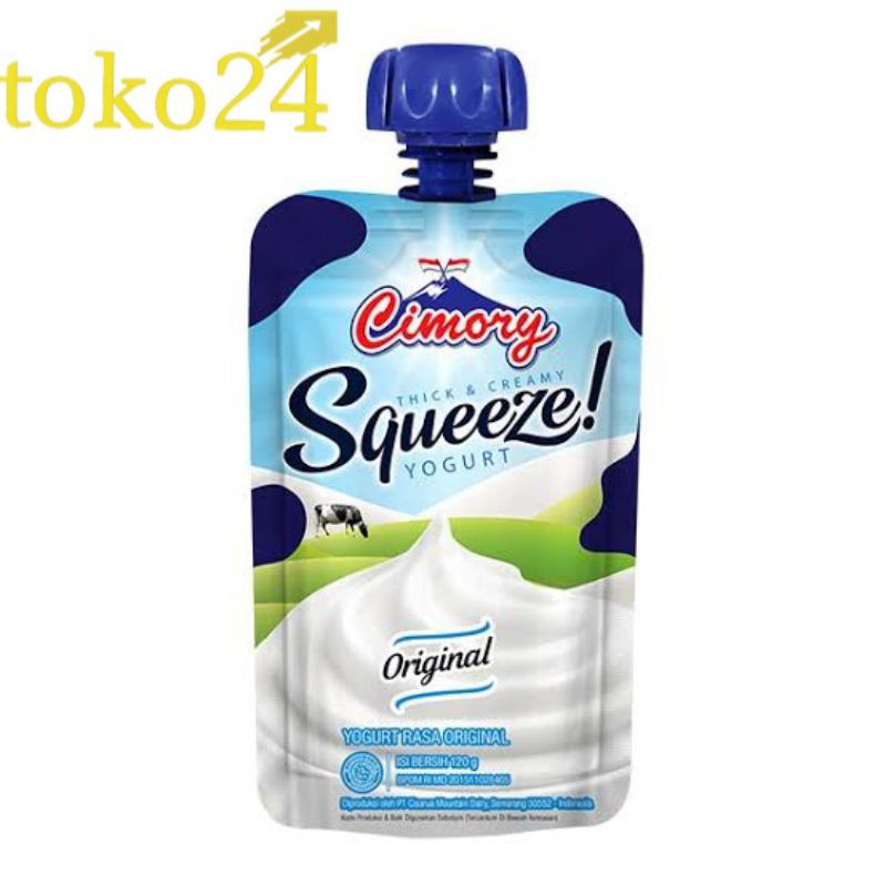 Jual Cimory Squeeze Yogurt Original 120 gr | Shopee Indonesia