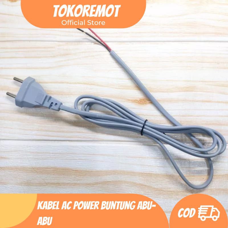 Jual Kabel AC Power Buntung SNI 1.5m Hitam/Abu-abu | Shopee Indonesia