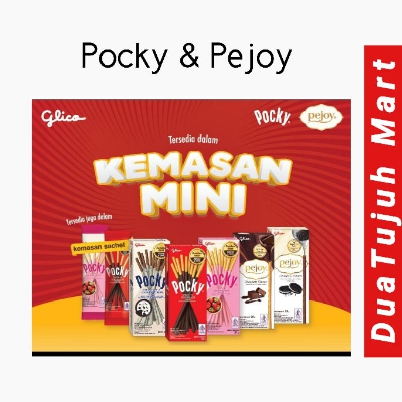 Jual Pocky Gliko Chocolate 22 Gram & Strawberry 21g, Oreo 20g, Pejoy ...