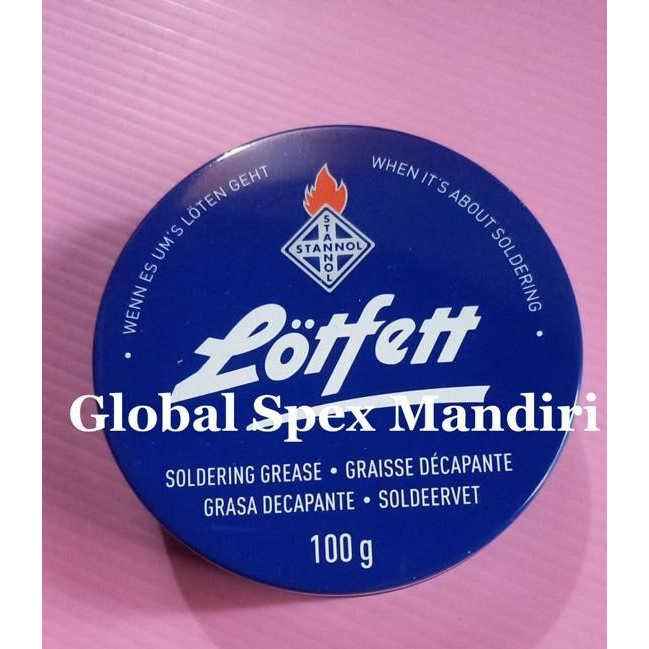Jual LOTFETT 100 Gr SOLDERING GREASE - PASTA SOLDER MINYAK SOLDER ...