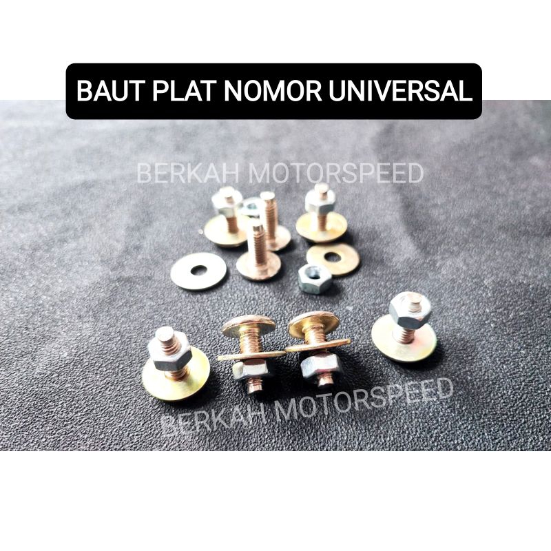 Jual [COD] BAUT PLAT NOMOR BAUT COVER PLAT NOMOR MOTOR UNIVERSAL BAUT ...