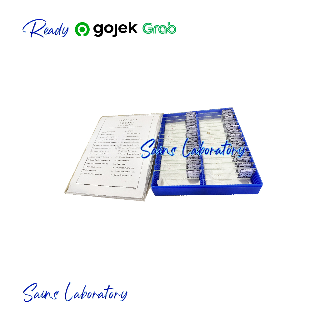 Jual Preparat Botani Tumbuhan 1 Set 30 Jenis Awetan Preparat Set ...