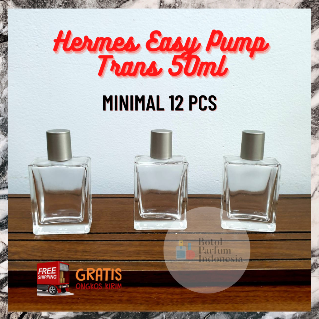 Jual BOTOL PARFUM KOSONG SPRAY KACA 50 ML (HEMES EASY PUMP 50 ML ...