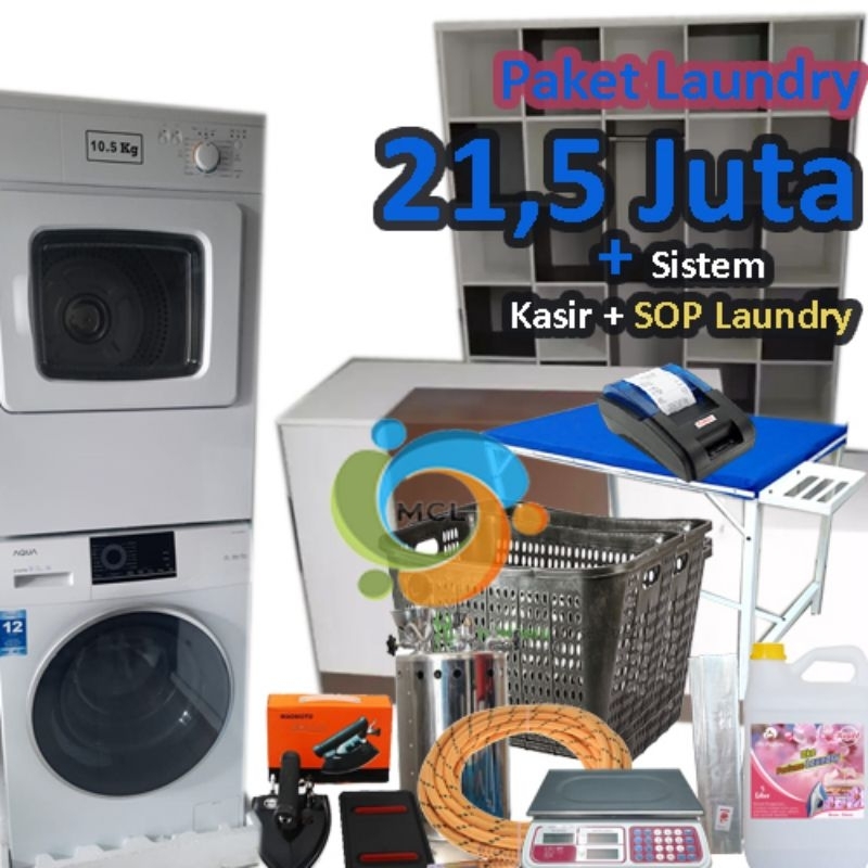 Jual PAKET USAHA LAUNDRY KILOAN RAK LAUNDRY DAN MEJA KASIR LAUNDRY SATU ...