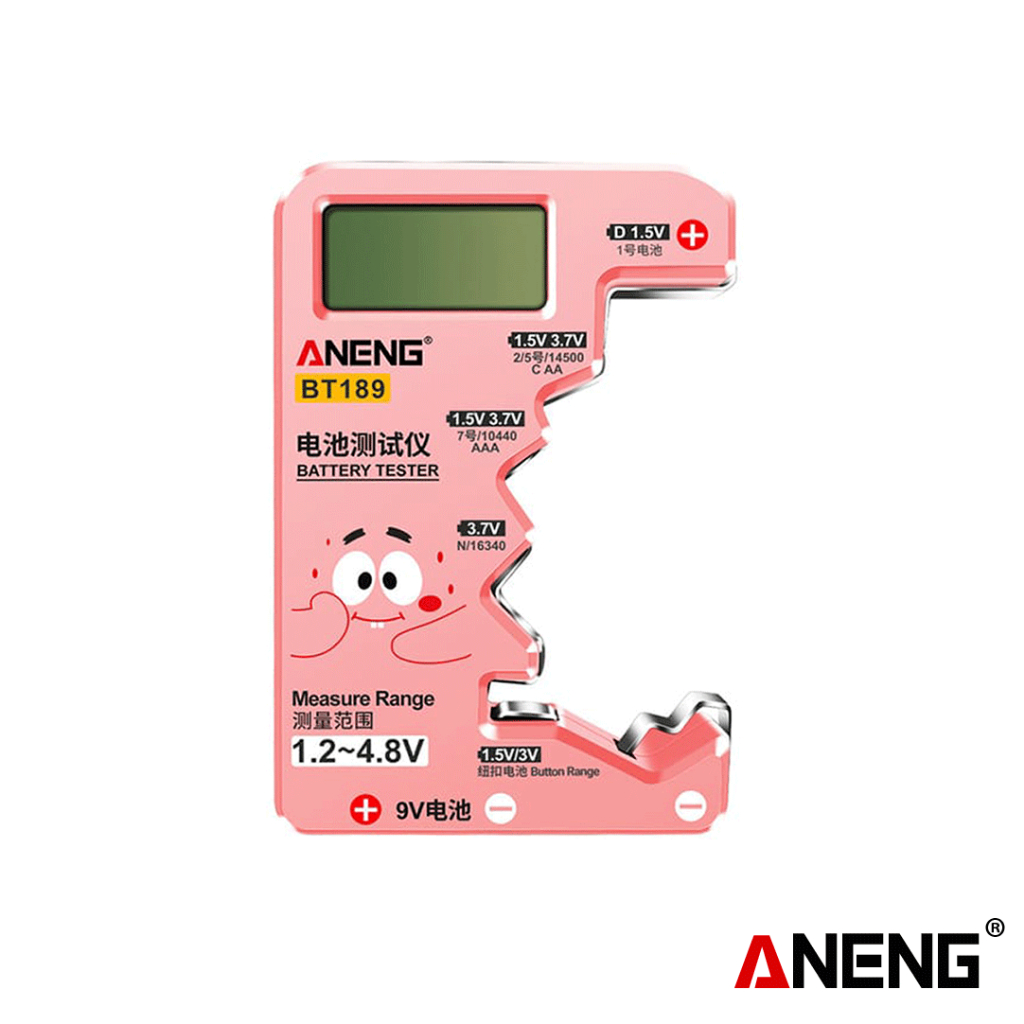 Jual Aneng BT189 Digital Battery Tester LCD Display 9V 1.5V Universal ...