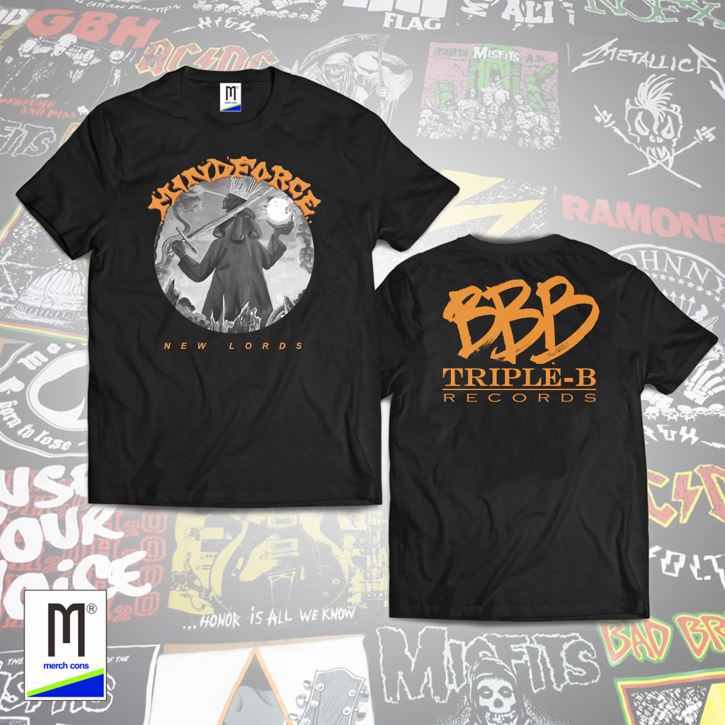 Jual KAOS BAND MINDFORCE TAG MERCHCONS SIZE LUAR COTTON COMBED 24S ...