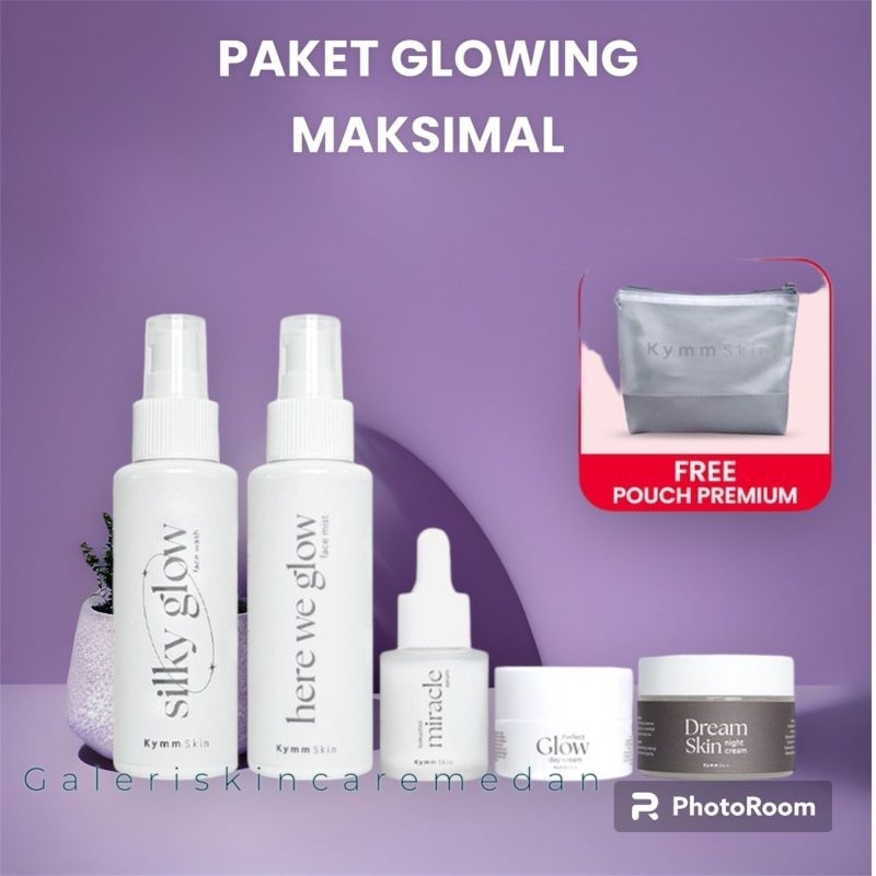 Jual PAKET LENGKAP PREMIUM KYMM SKIN+POUCH (5PCS) | Shopee Indonesia