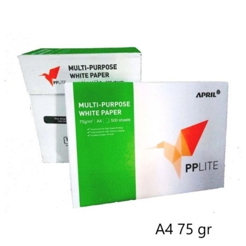Jual Kertas HVS Putih 75 Gram / White Copy Paper 75 Gram | PPLITE | A4 ...