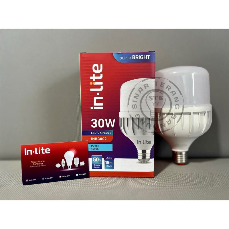 Jual LAMPU LED BULB CAPSULE INLITE VALUE 30W 30 WATT - INBC002 | Shopee Indonesia