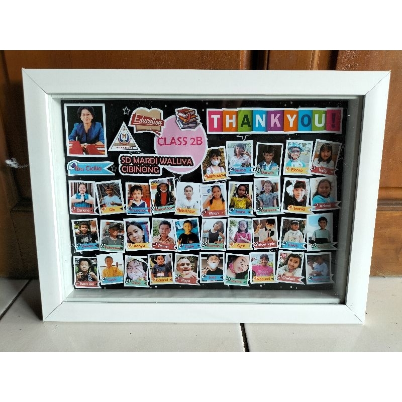 Jual free box hampers # scrapframe kado unik perpisahan anak dan guru ...