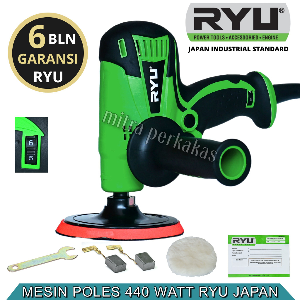 Jual UN POLISHER / MESIN POLES MOBIL RYU RGP 125 E | Shopee Indonesia