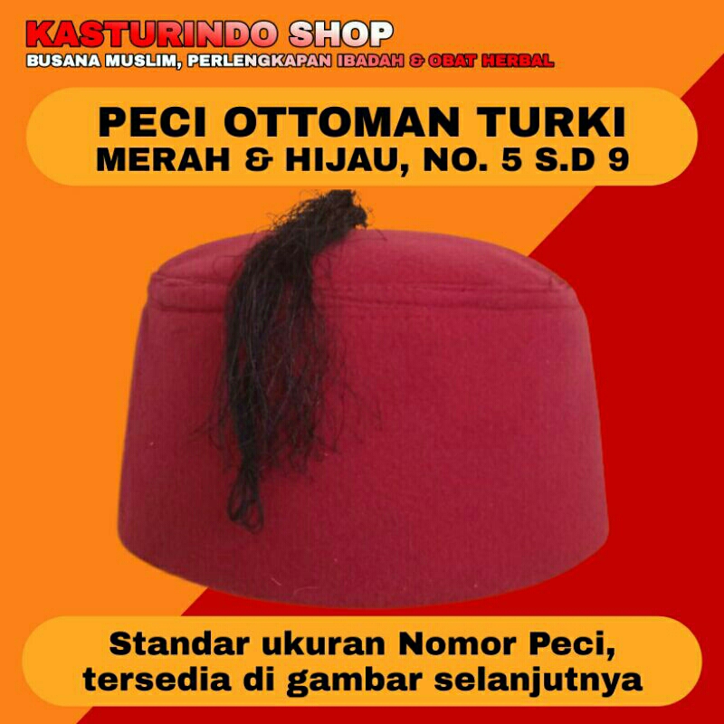 Jual Peci Ottoman Sultan Abdul Hamid Turki Usmani Fes Fez Tarbus Maroko ...